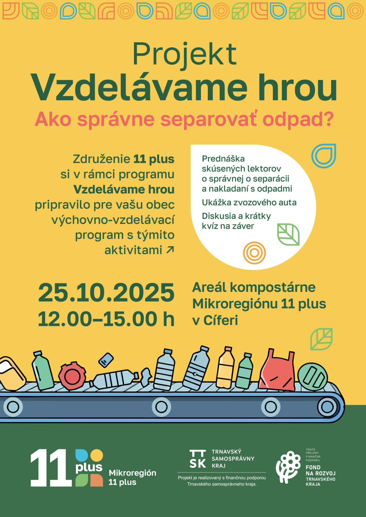 Spoznaj Mikroregión 11 plus a MAS 11 plus na kolesách - 25.10.2025 ...